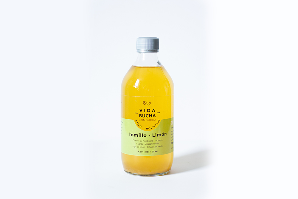Comprar Kombucha Vida Bucha 500ml (Tomillo-Limón) Orgánico a domicilio ...